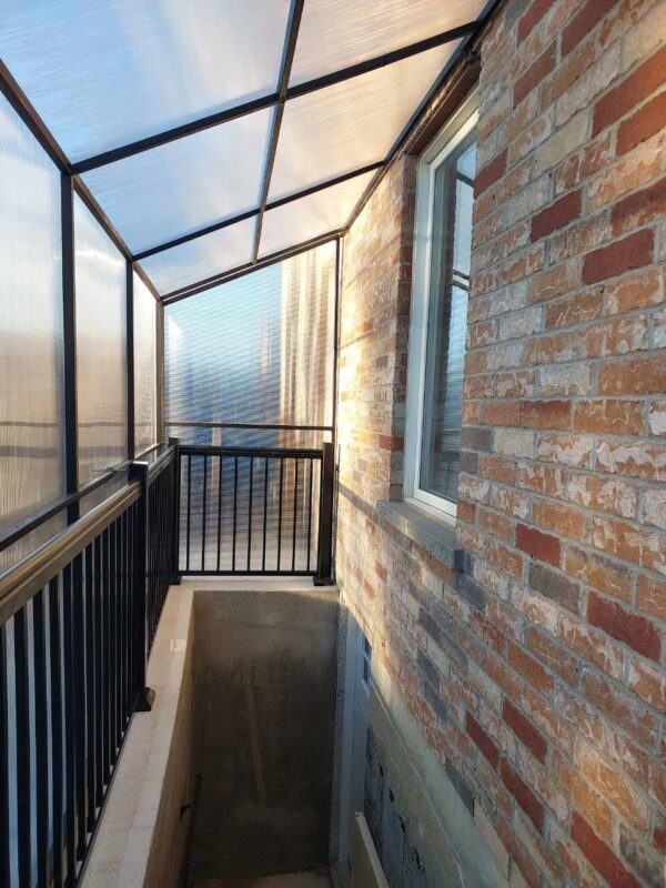 Polycarbonate Canopies with Single- and Double-Wall Panels